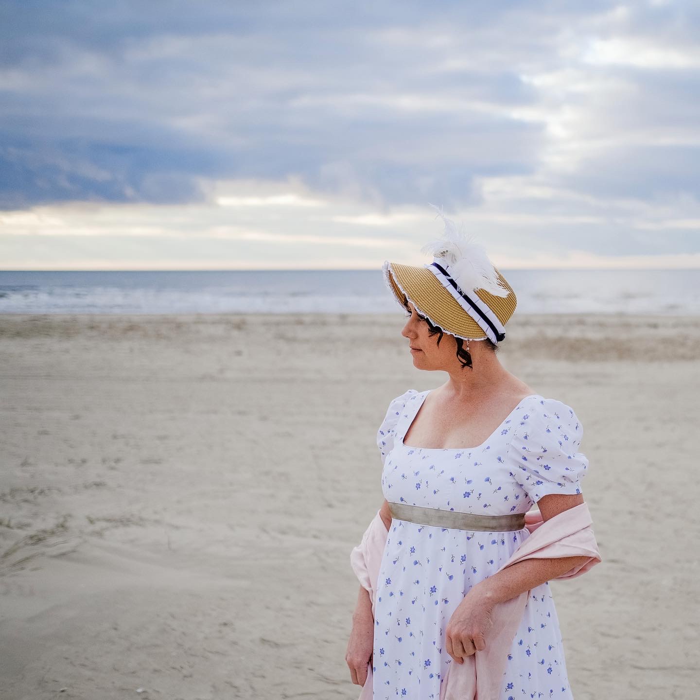 A Regency Sunrise on the Beach – Red Shoes. Red Wine.