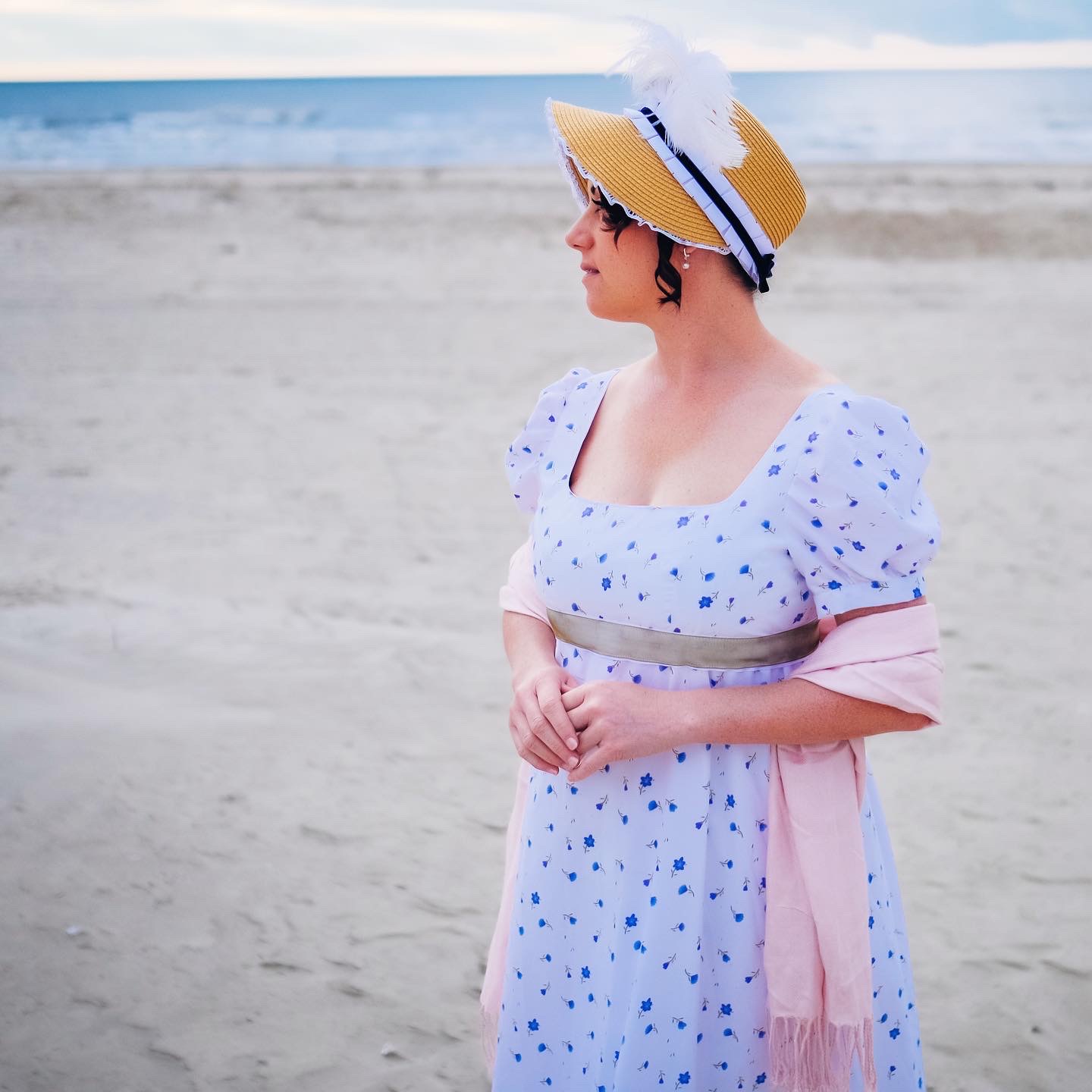 A Regency Sunrise on the Beach – Red Shoes. Red Wine.